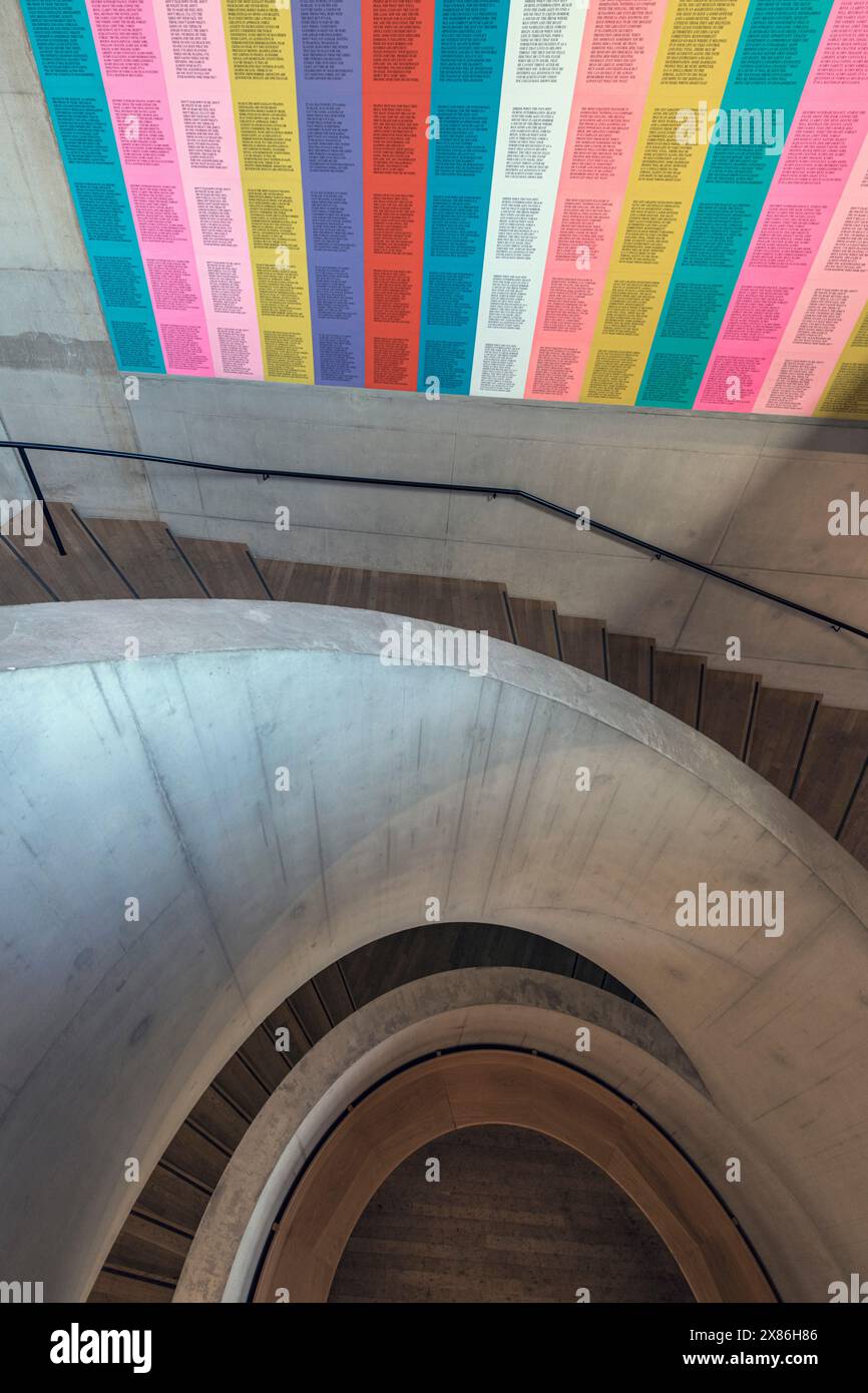 Inflammatory Essays by Jenny Holzer at the Tate Modern Stock Photo - Alamy