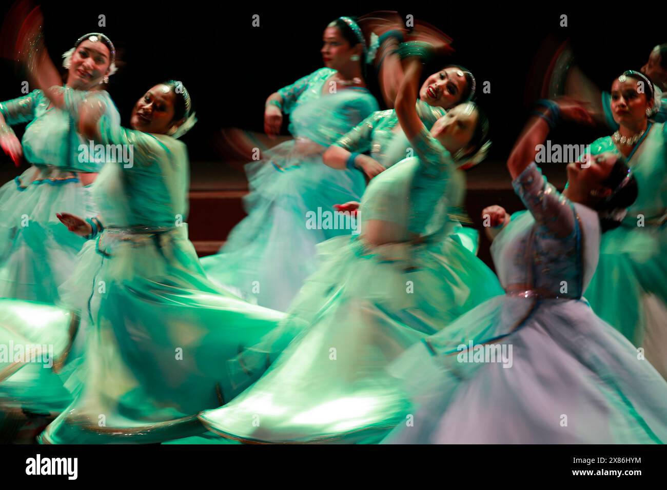 Kathmandu, Nepal. 23rd May, 2024. Artists from Aesthetic Dance Studio ...