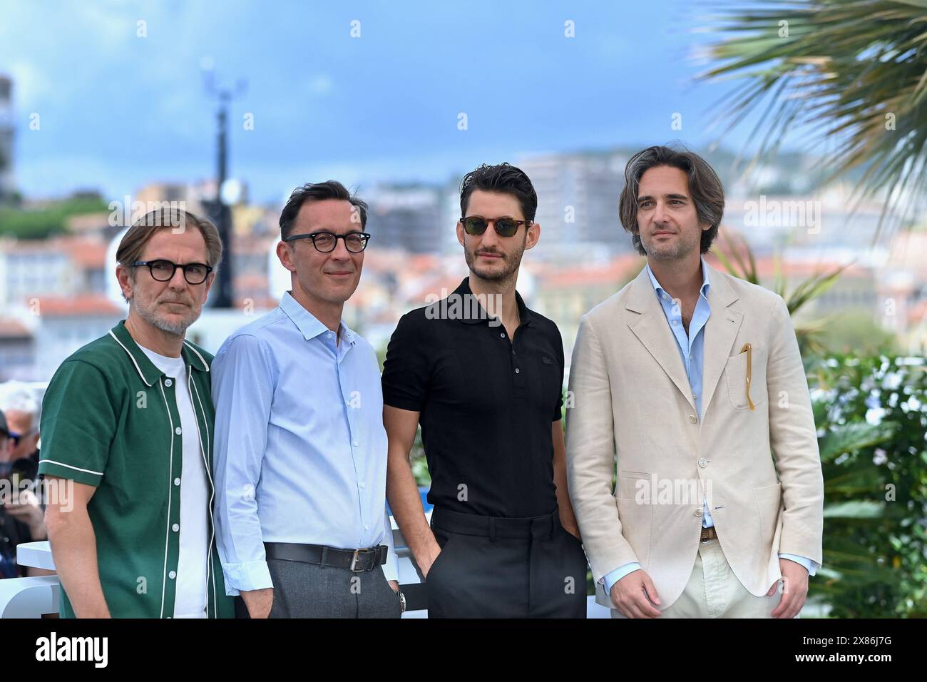 Cannes, France. 23rd May, 2024. Matthieu Delaporte, Alexandre de La Patelliere, Pierre Niney and ...
