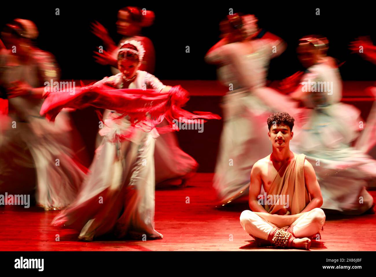 Kathmandu, Nepal. 23rd May, 2024. Artists from Aesthetic Dance Studio ...