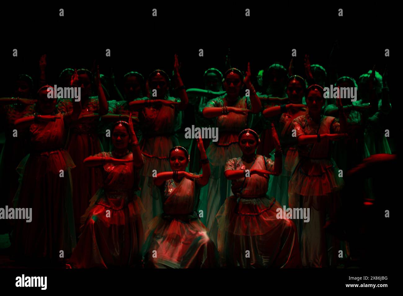 Kathmandu, Nepal. 23rd May, 2024. Artists from Aesthetic Dance Studio ...