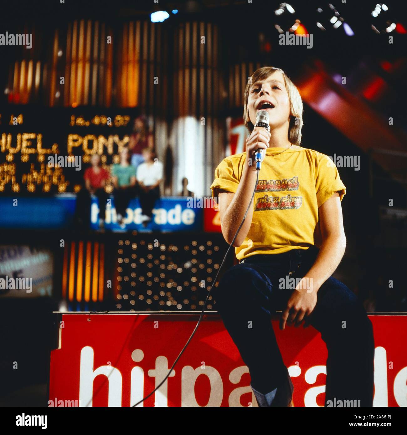 Hitparade, ZDF Musiksendung, 1979, Manuel & Pony, Bild: Manuel, aka ...