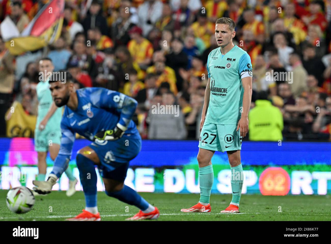 Becir Omeragic (27) of Montpellier pictured during the Ligue 1 Uber ...