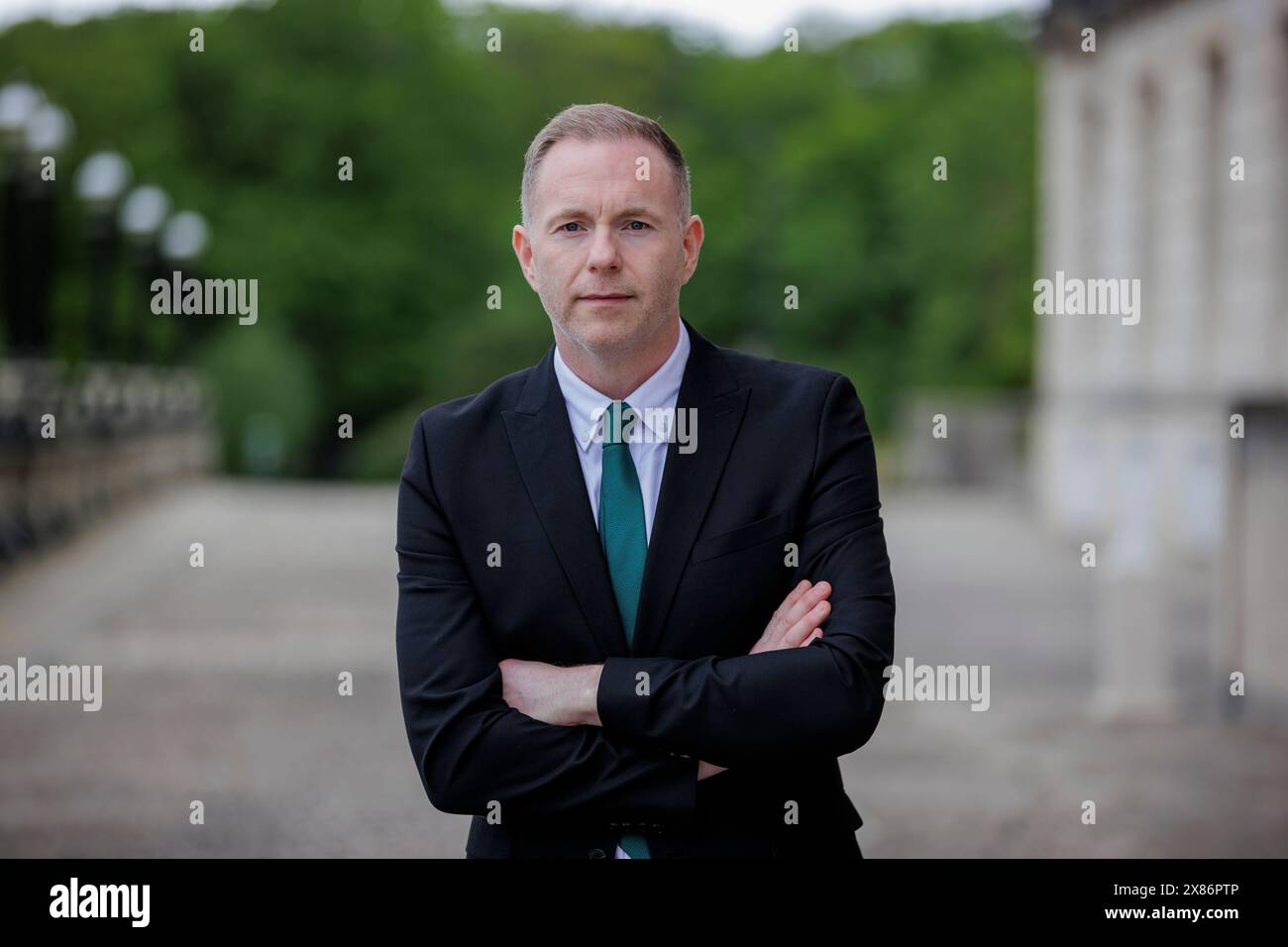 Sinn Fein's Chris Hazzard at Parliament Buildings at Stormont in ...