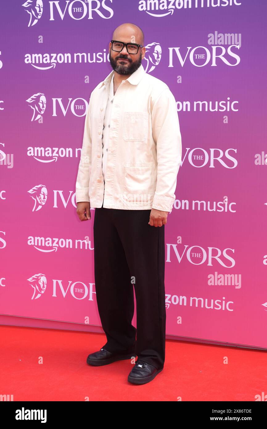Benjamin Kwasi Burrell arrives at the Ivor Novello Awards at Grosvenor ...