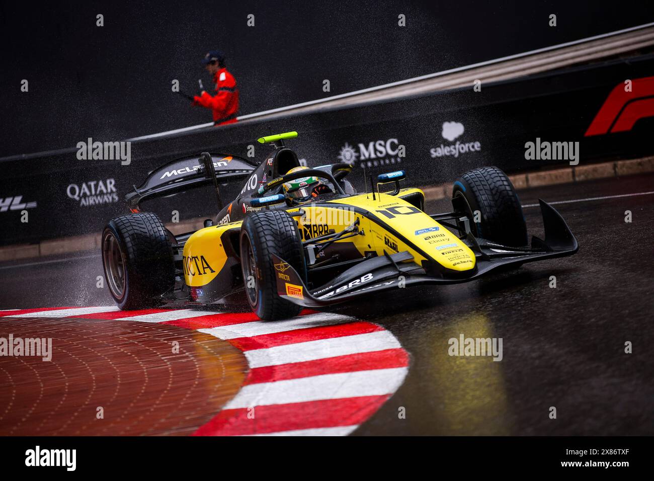 10 BORTOLETO Gabriel (bra), Invicta Racing, Dallara F2 2024, action ...