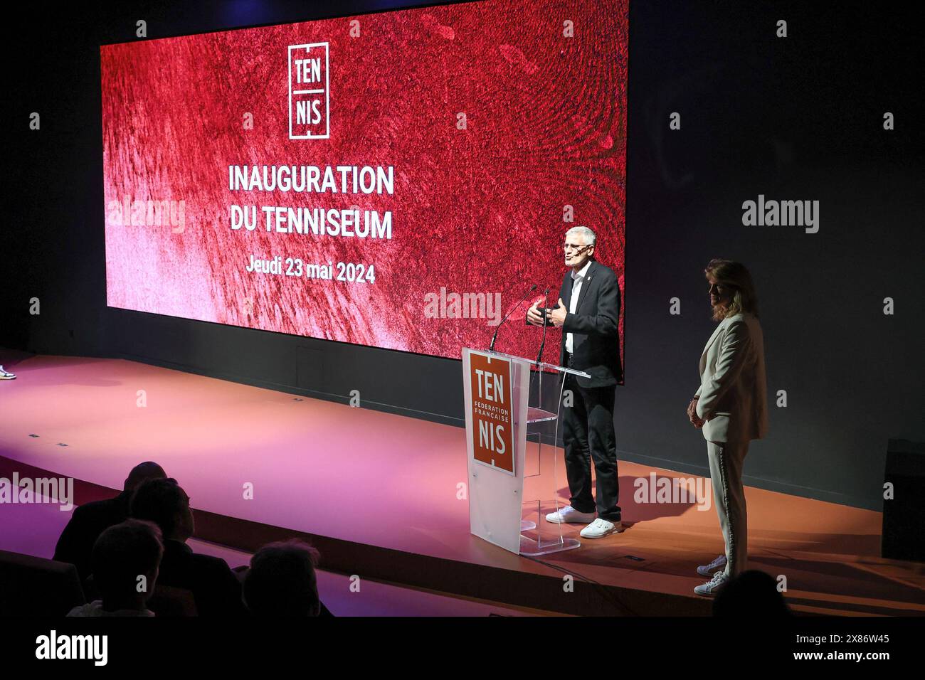 Paris, France. 23rd May, 2024. Gilles Moretton attends Inauguration of ...