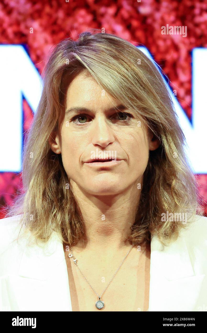 Paris, France. 23rd May, 2024. Amelie Mauresmo attends Inauguration of ...