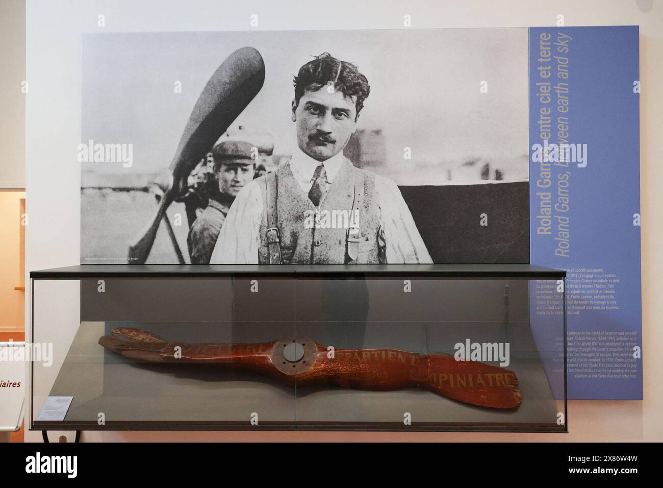 Paris, France. 23rd May, 2024. Inauguration of the Tenniseum at Rolang ...