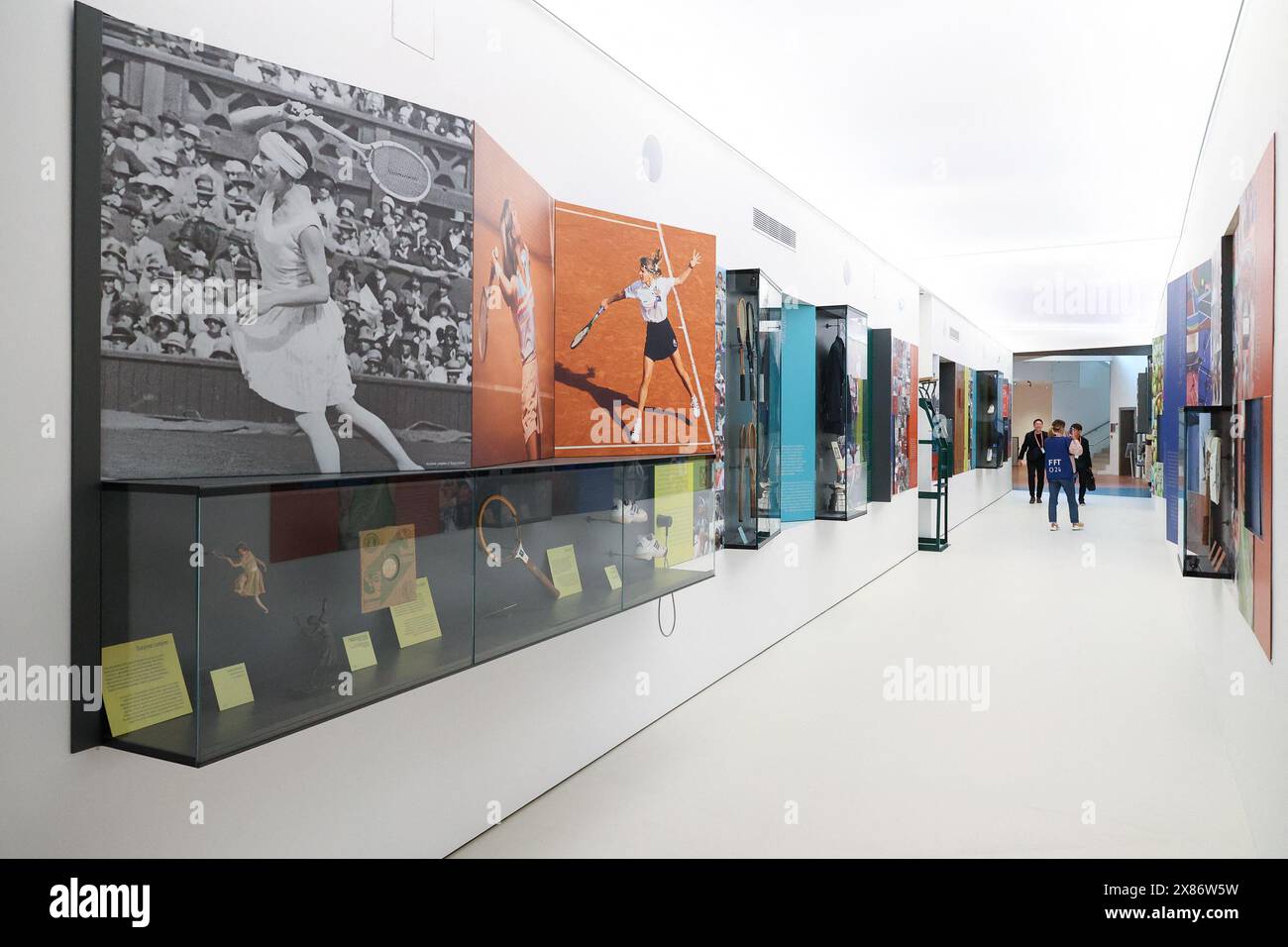 Paris, France. 23rd May, 2024. Inauguration of the Tenniseum at Rolang ...