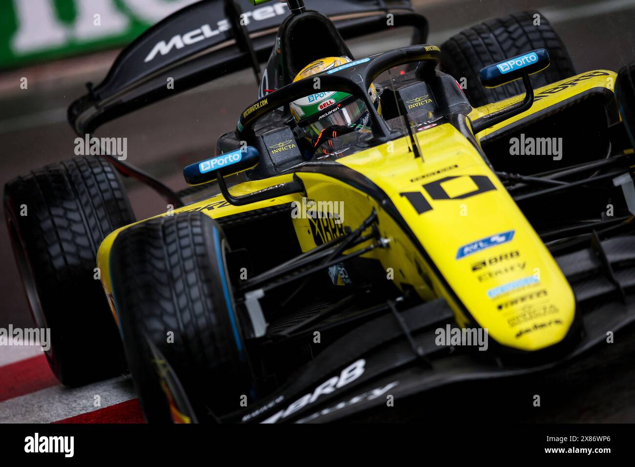 10 BORTOLETO Gabriel (bra), Invicta Racing, Dallara F2 2024, action ...