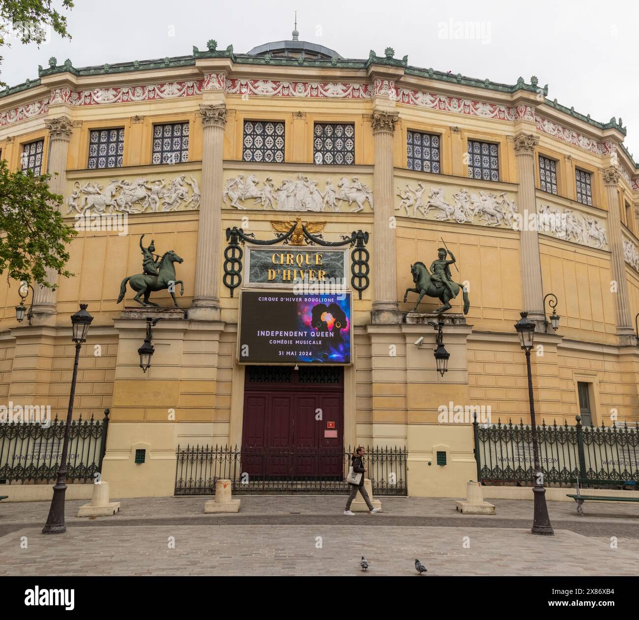 Paris, April 19th 2024:- A view of Cirque d'Hiver Bouglione Stock Photo ...