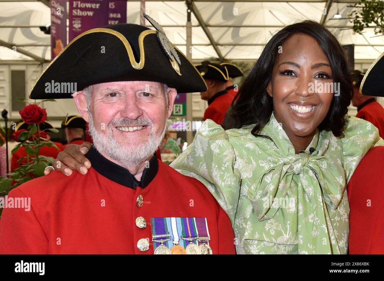 20 May 2024. London, UK. Angelica Bell at the 2024 RHS Chelsea Flower ...