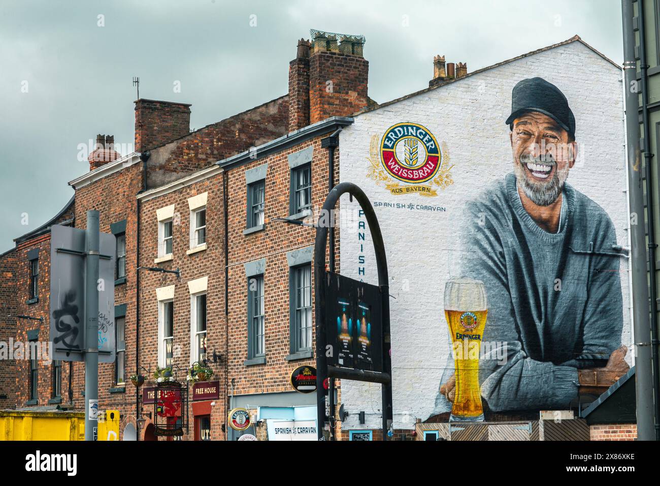 LIVERPOOL, ENGLAND - MAY 19. 2024 : Mural of manager Jurgen Klopp Stock ...