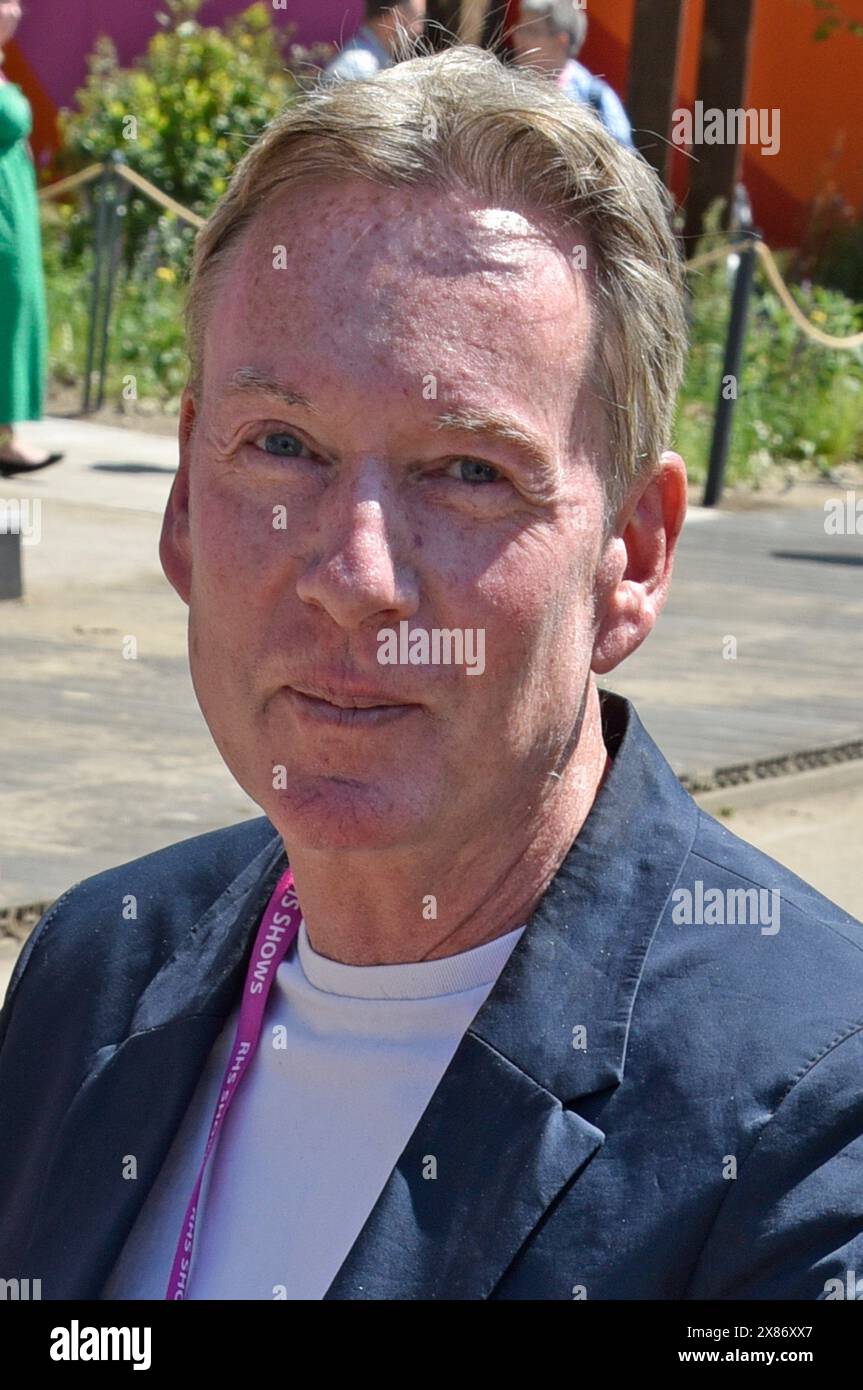 Frank Gardner at the 2024 RHS Chelsea Flower Show at The Royal Hospital ...