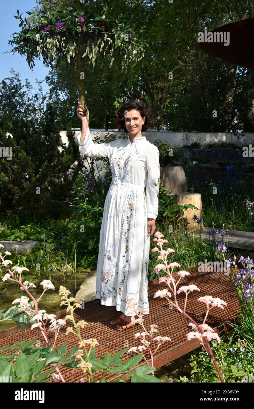 20 May 2024. London, UK. Indira Varma at the 2024 RHS Chelsea Flower ...