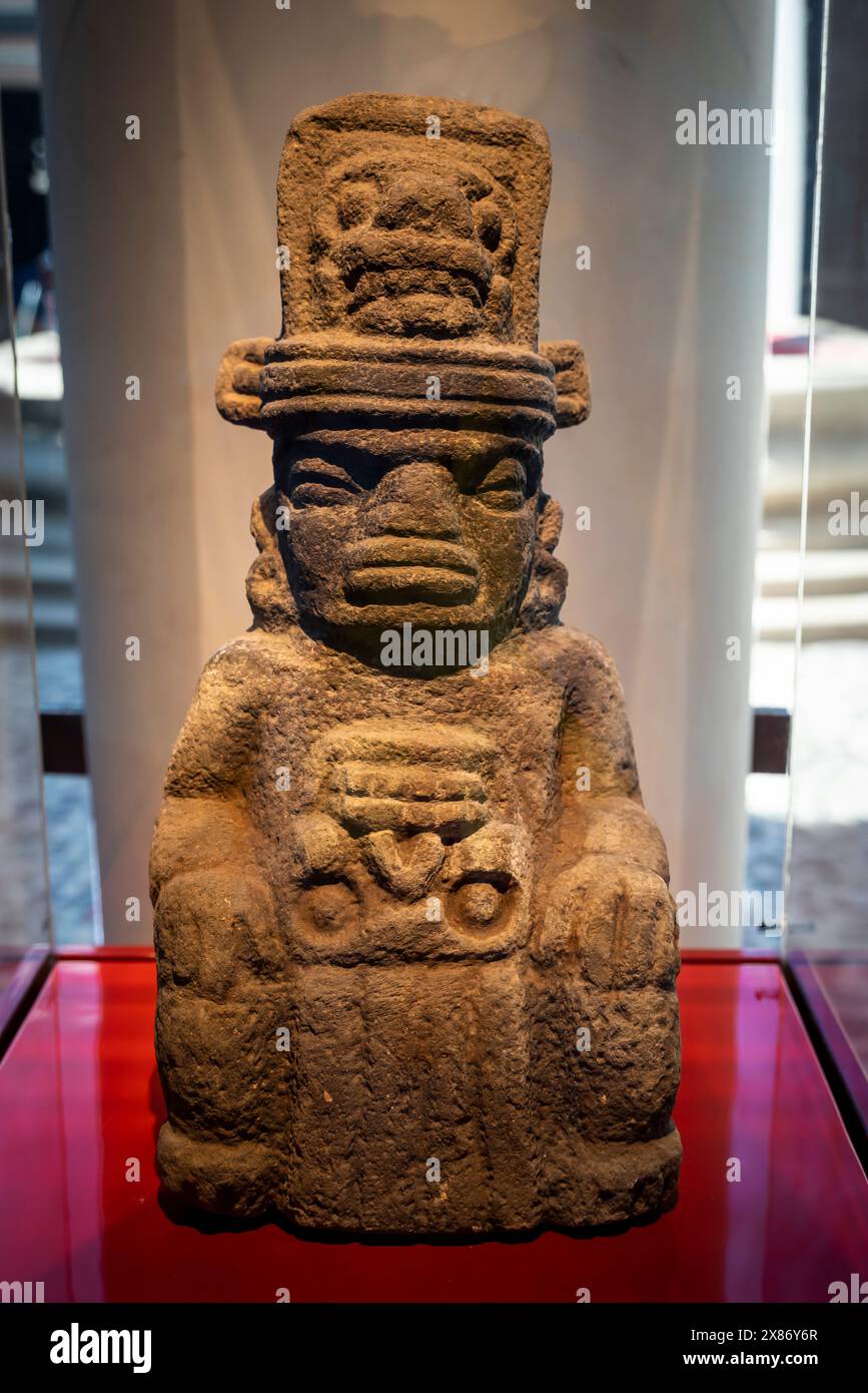 Seated character, After-classical period, Pre-Hispanic art, The ...