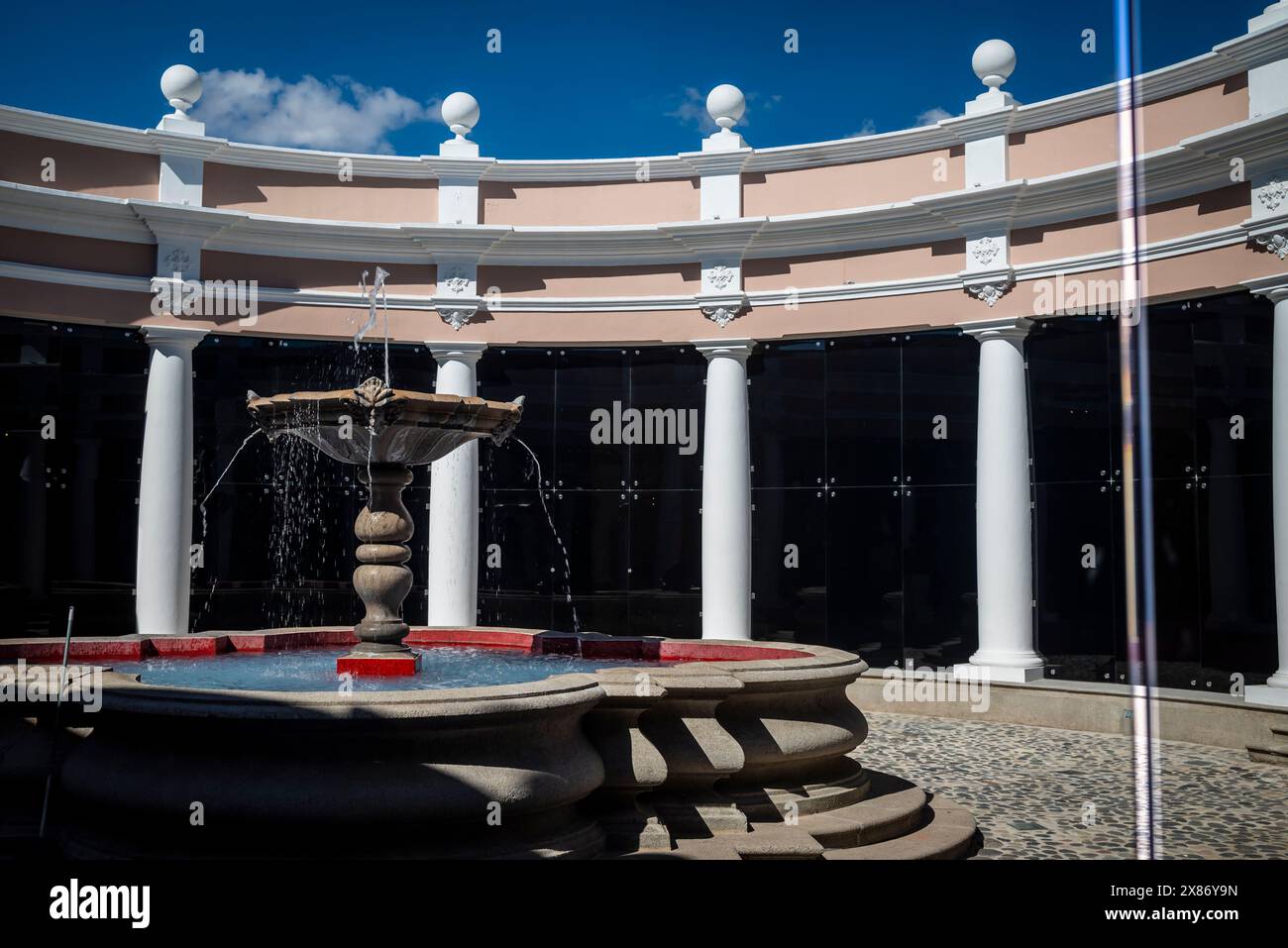 Atrium of the National Museum of Archaeology and Ethnology, Guatemala ...