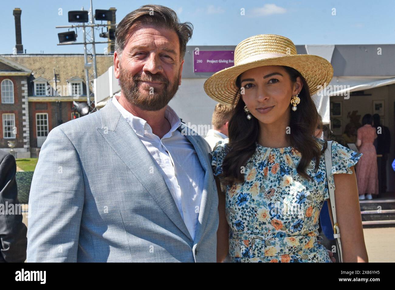 20 May 2024. London, UK. Nick Knowles & Katie Dadzie at the 2024 RHS ...