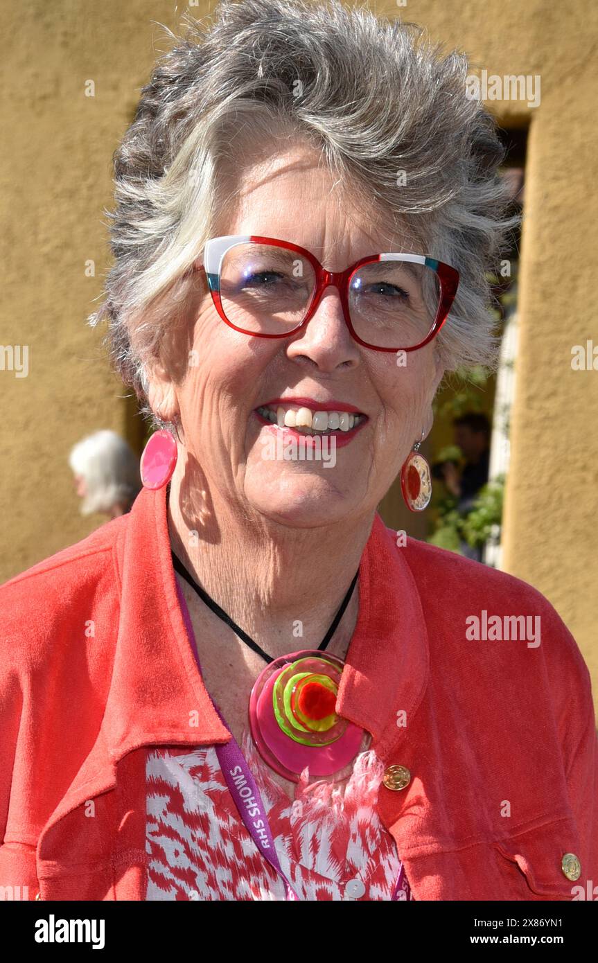 20 May 2024. London, UK. Prue Leith at the 2024 RHS Chelsea Flower Show ...