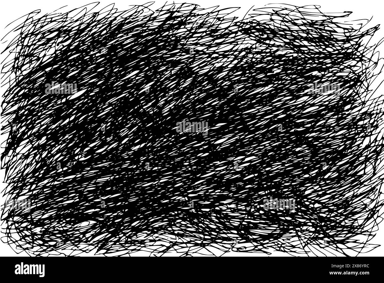 Scribble grunge texture. Square abstract background design. Line vector ...