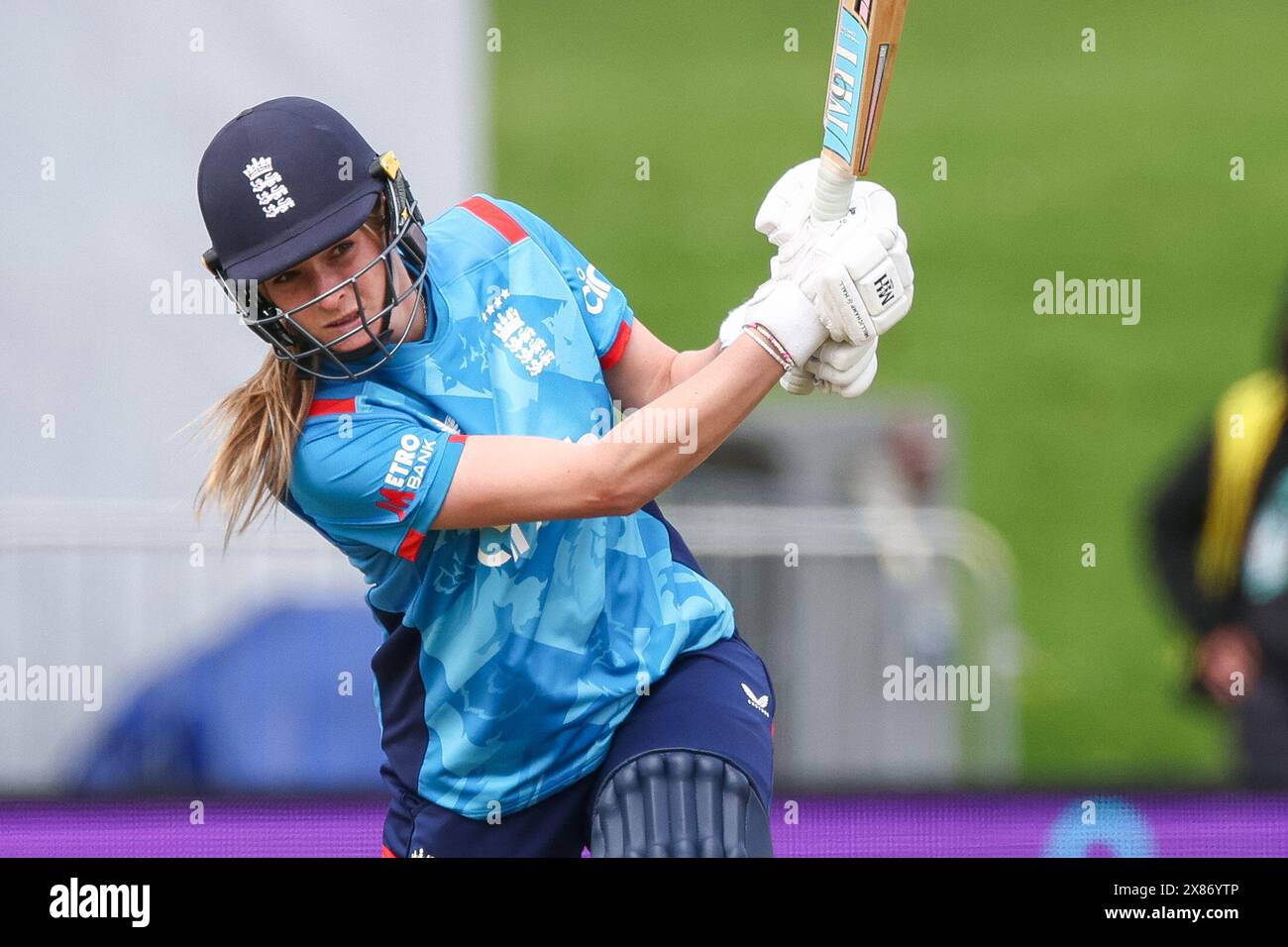 Derby, UK. 23rd May, 2024. Charlie Dean in action during the 1st Metro ...