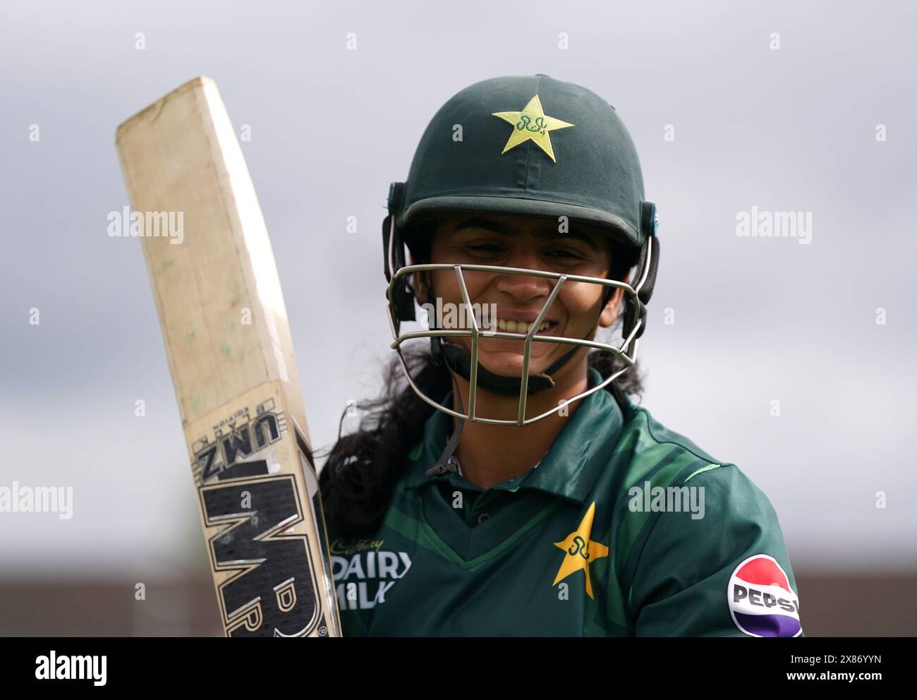 Pakistan's Sadaf Shamas batting during the first women's one day ...
