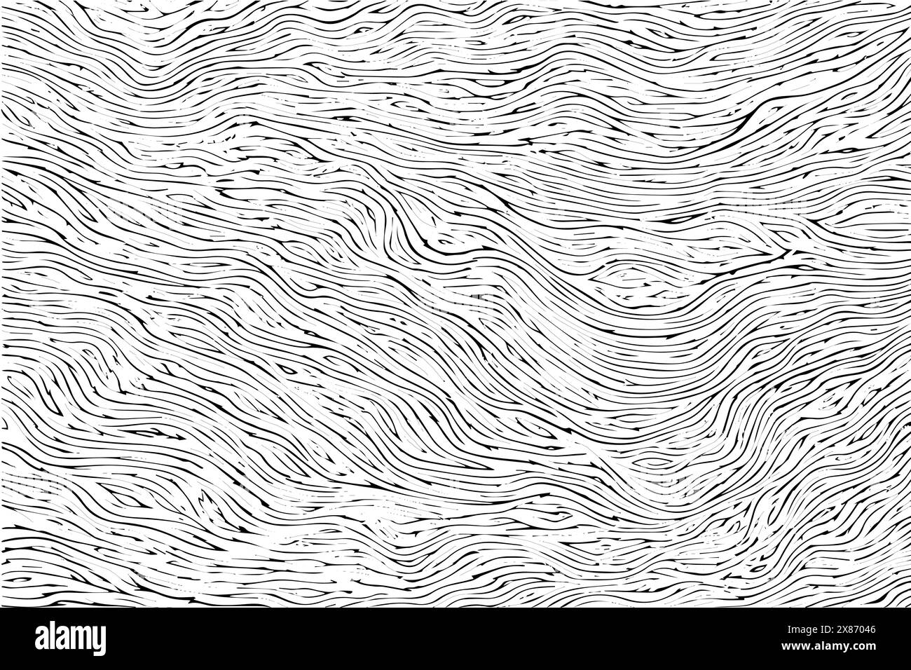 Vintage Wood Pattern: Vector Illustration of Seamless Tree Grain ...