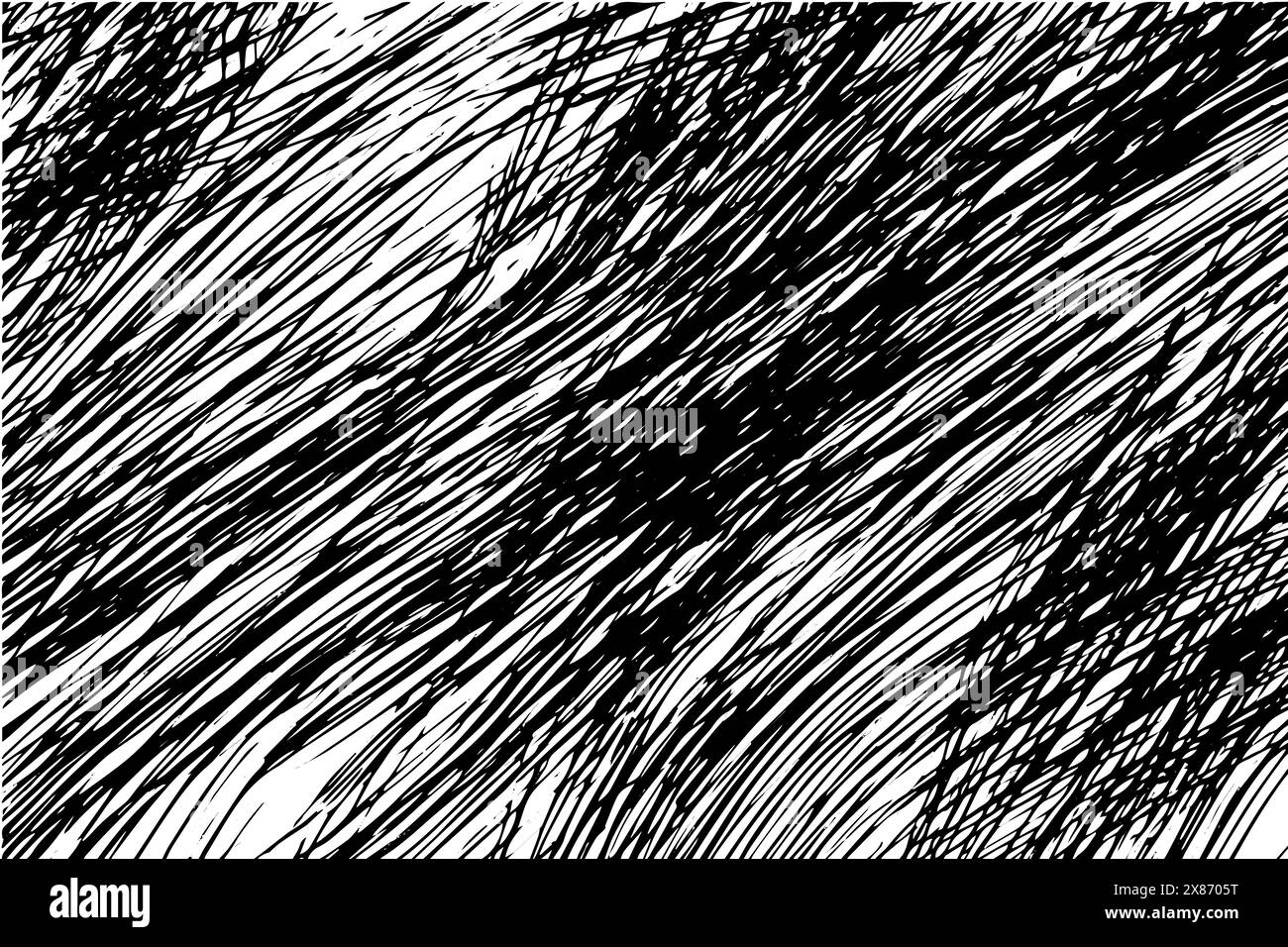 Scribble grunge texture. Square abstract background design. Line vector ...