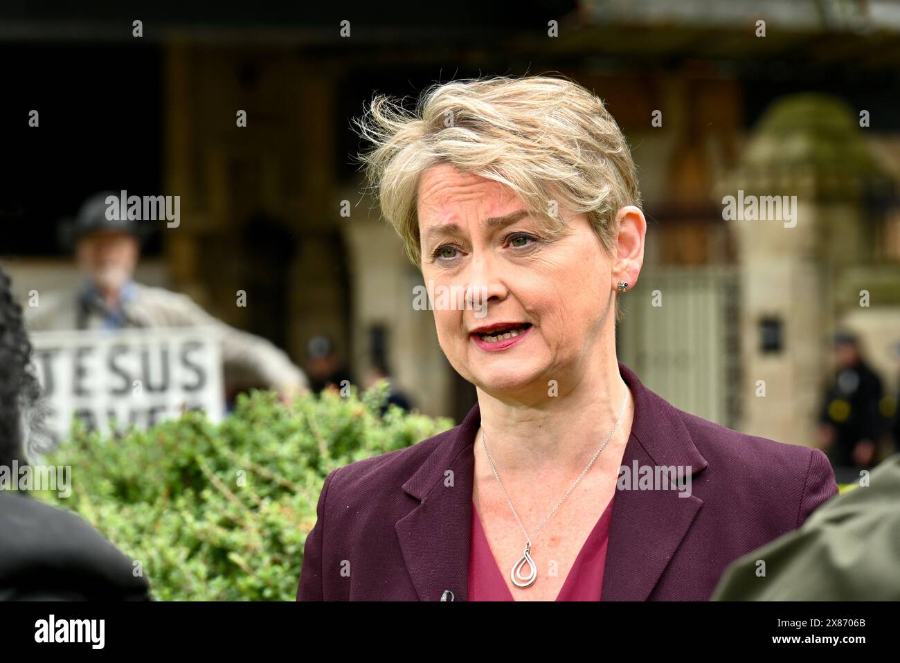 London, UK. Seasoned Politician, Shadow Home Secretary Yvette Cooper ...