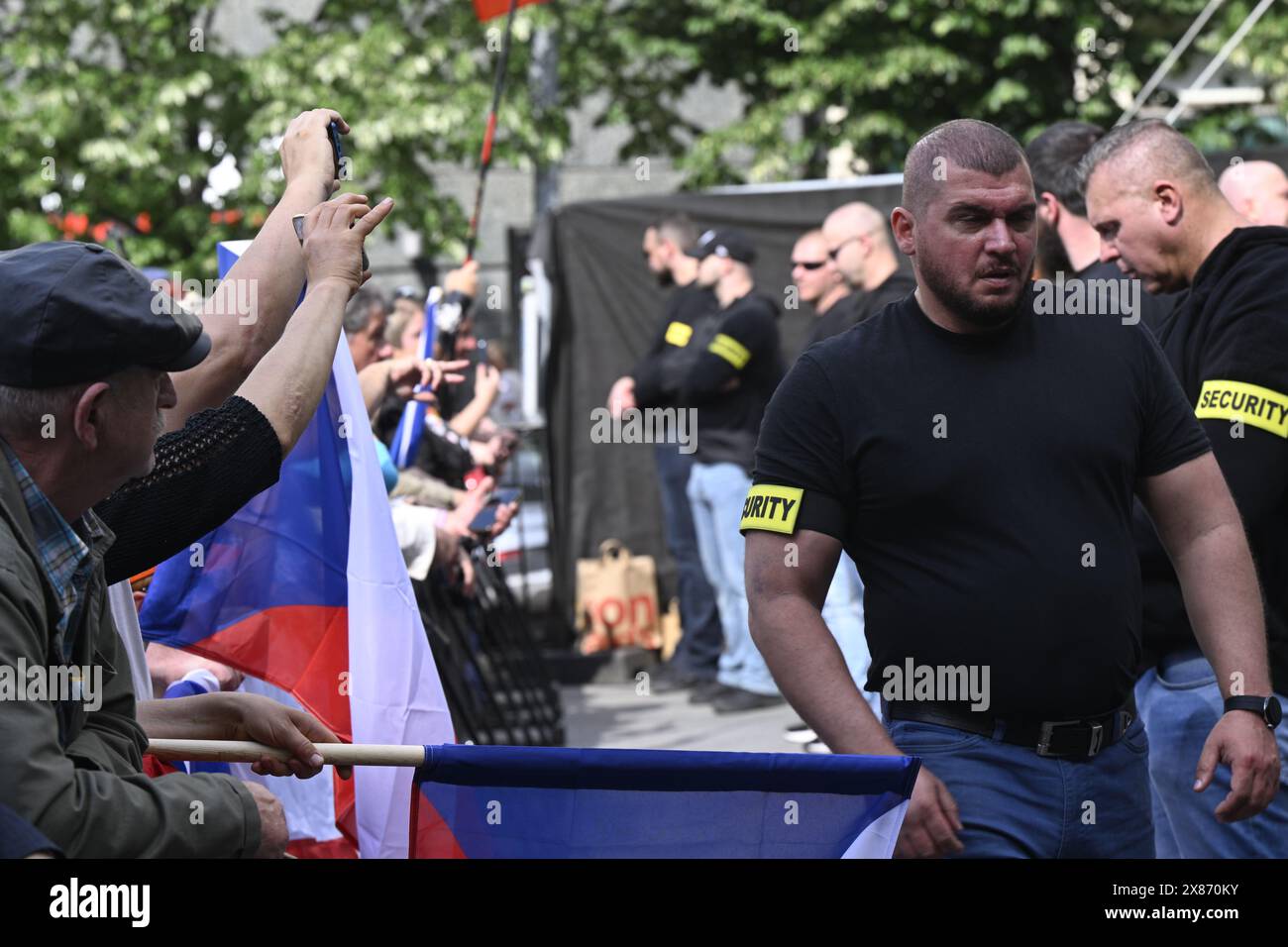 Prague, Czech Republic. 23rd May, 2024. The Assembly of patriotic ...