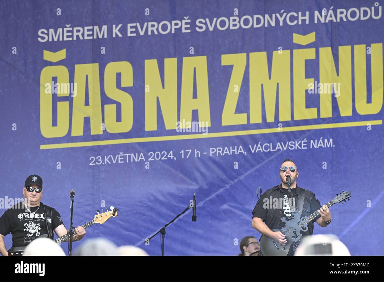 Prague, Czech Republic. 23rd May, 2024. The Assembly of patriotic ...