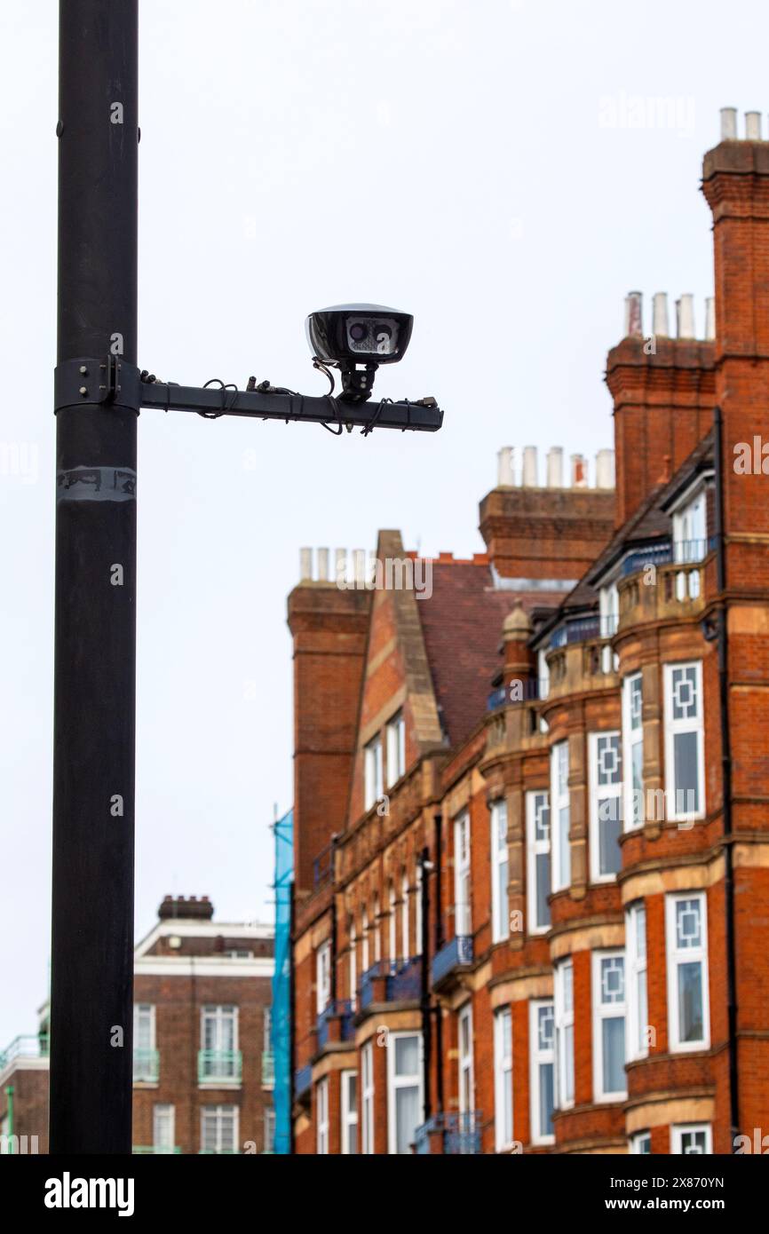 Close-up of a London Congestion Charge Zone camera Stock Photo - Alamy