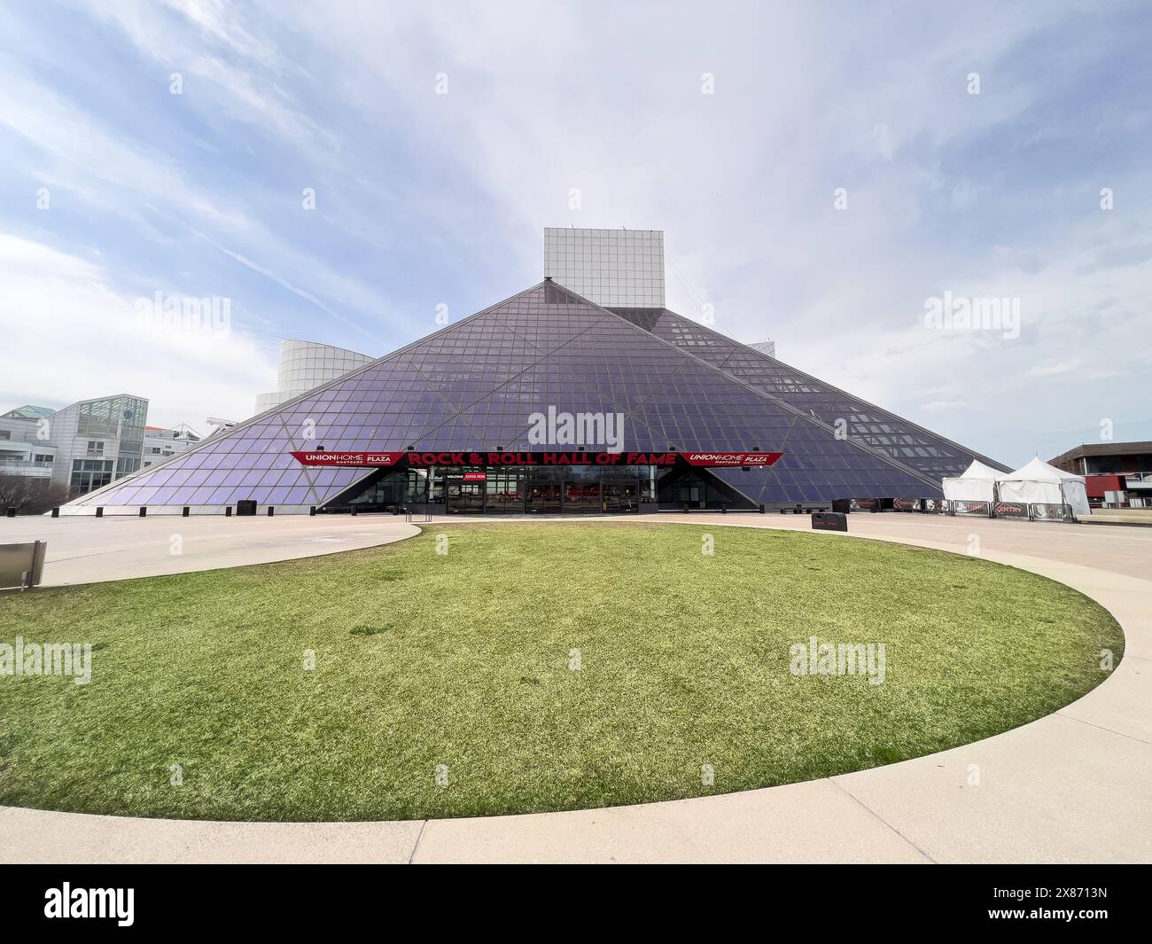 The Rock and Roll Hall of Fame is in the heart of downtown Cleveland ...