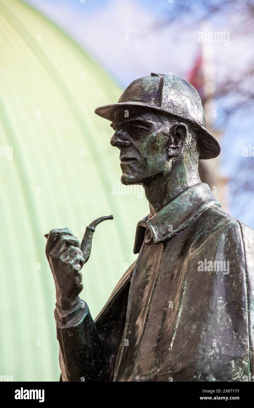 London, UK - March 4th 2024: A statue of famous fictional character ...