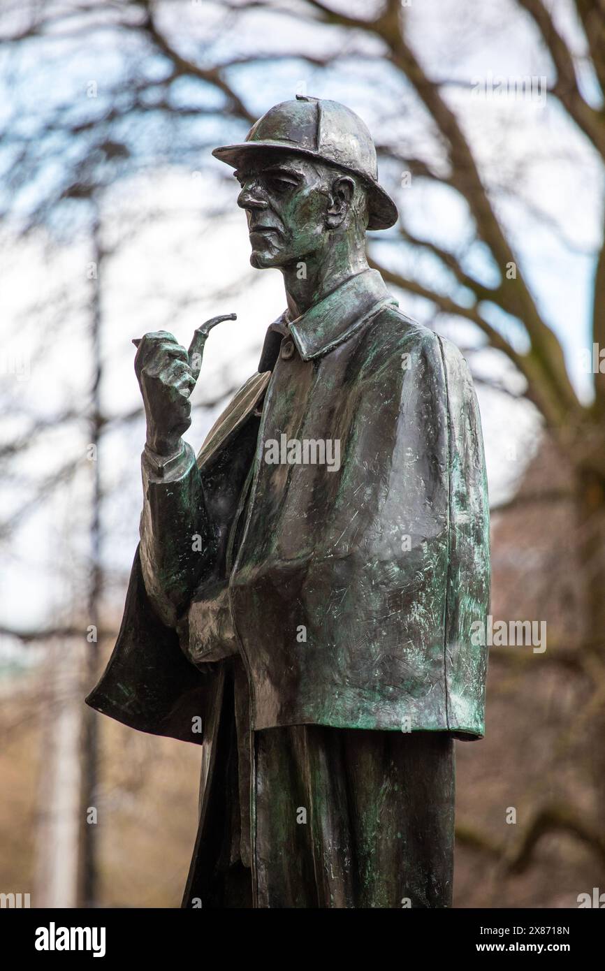 London, UK - March 4th 2024: A statue of famous fictional character ...