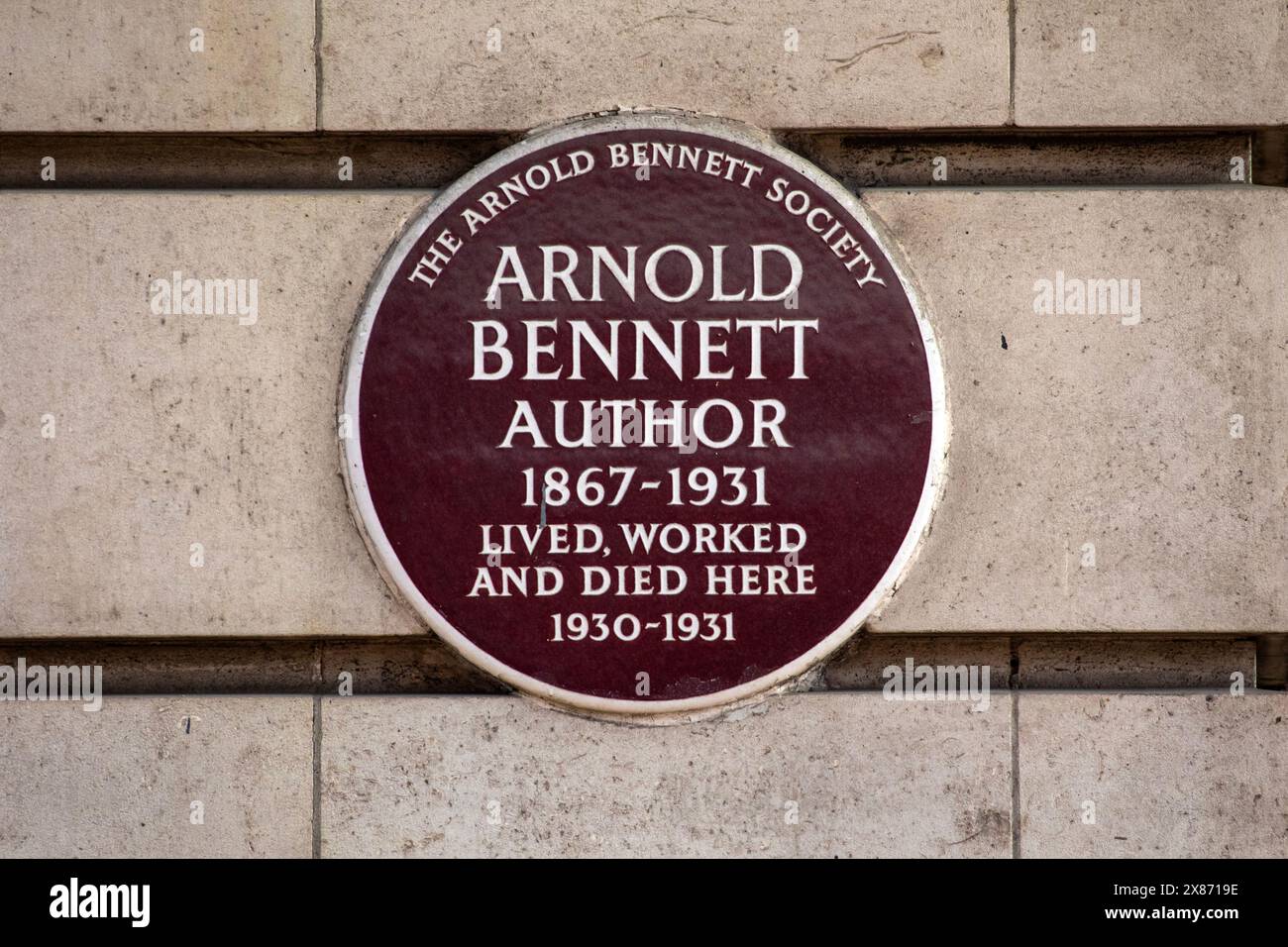 London, UK - March 4th 2024:A plaque on Baker Street in London, UK ...