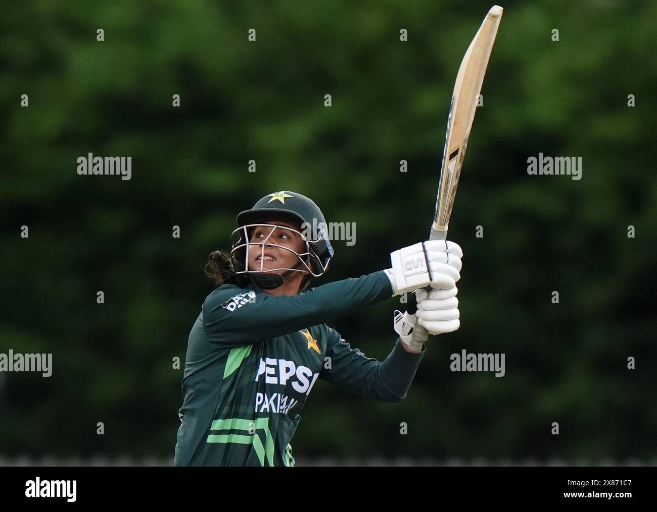Pakistan's Sadaf Shamas batting during the first women's one day ...