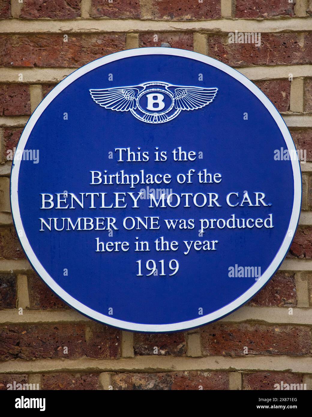 London, UK - March 4th 2024: A blue plaque on Chagford Street in ...