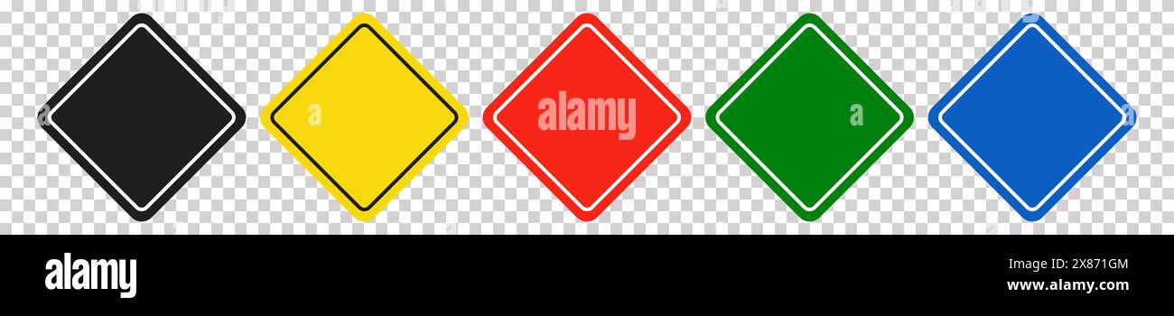 Yellow warning signs on Stock Vector Images - Alamy