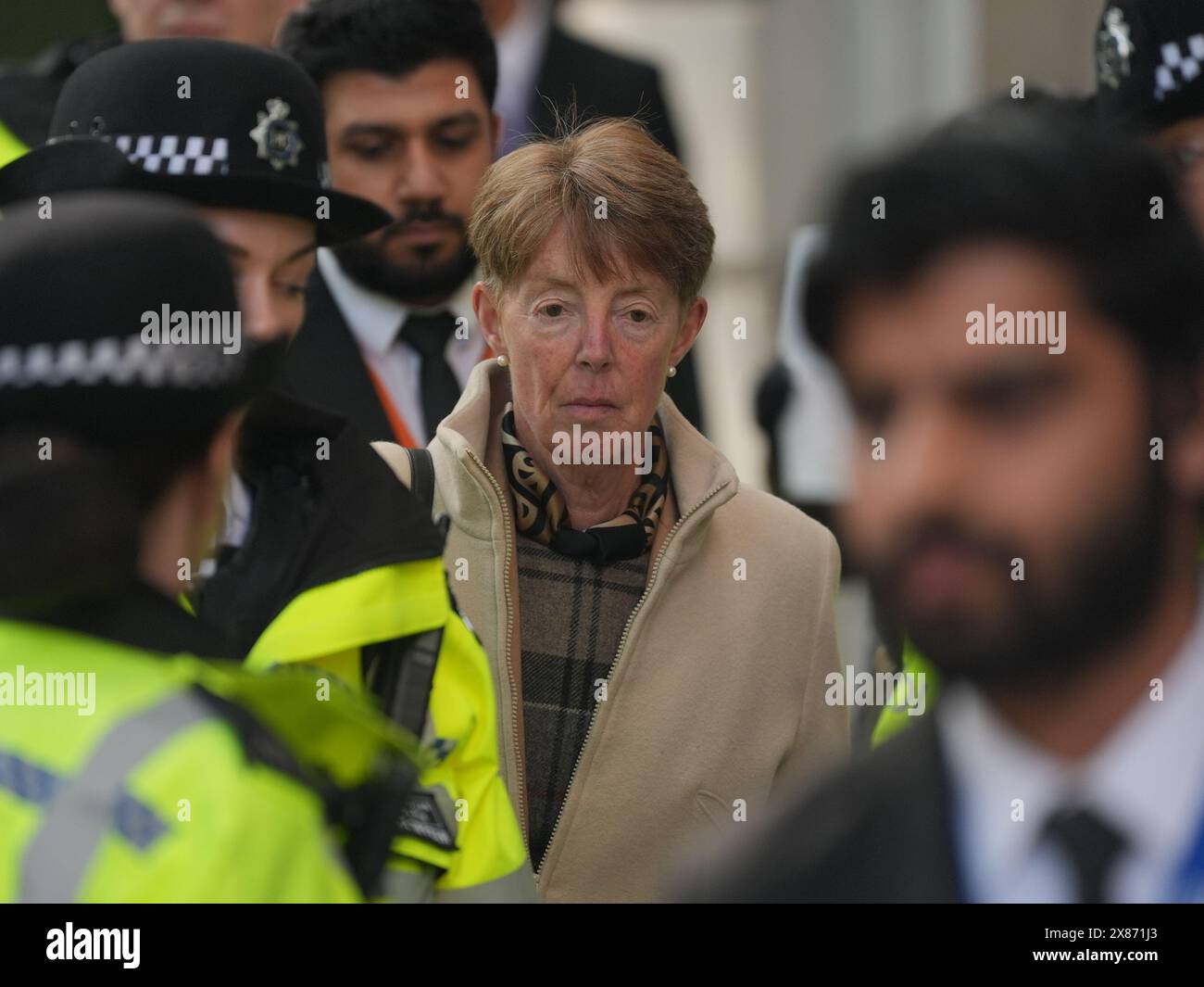Former Post Office boss Paula Vennells leaves after her second day of ...