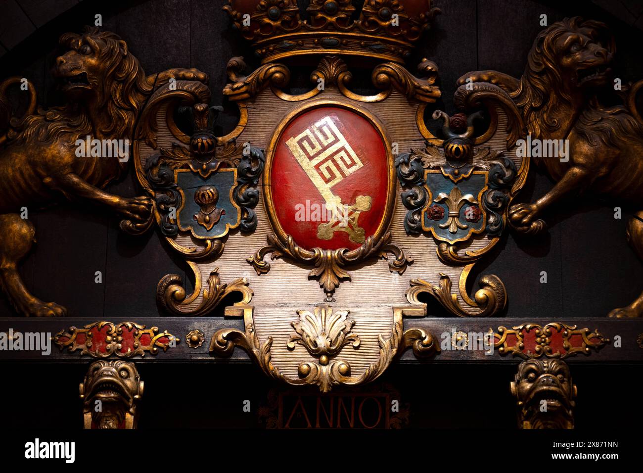 Bremen, Germany. 17th May, 2024. The Bremen key on the dolphin barrel ...