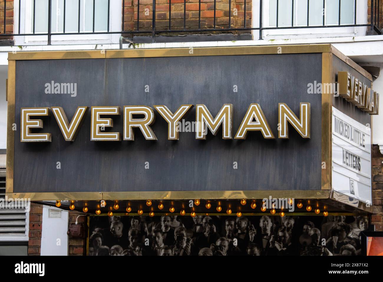 London, UK - March 4th 2024: The logo on the exterior of the Everyman ...