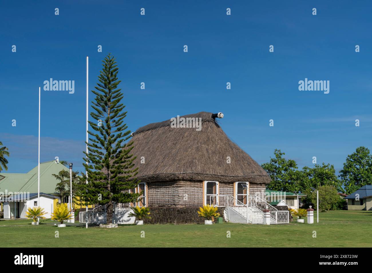 A Fijian ethnic village in Lautoka, Fiji, South Pacific Stock Photo - Alamy