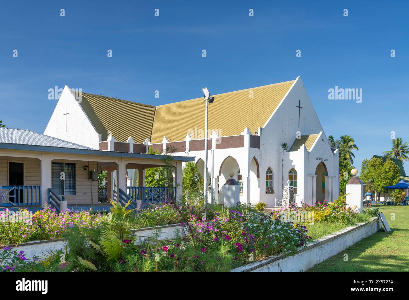 A Fijian ethnic village in Lautoka, Fiji, South Pacific Stock Photo - Alamy
