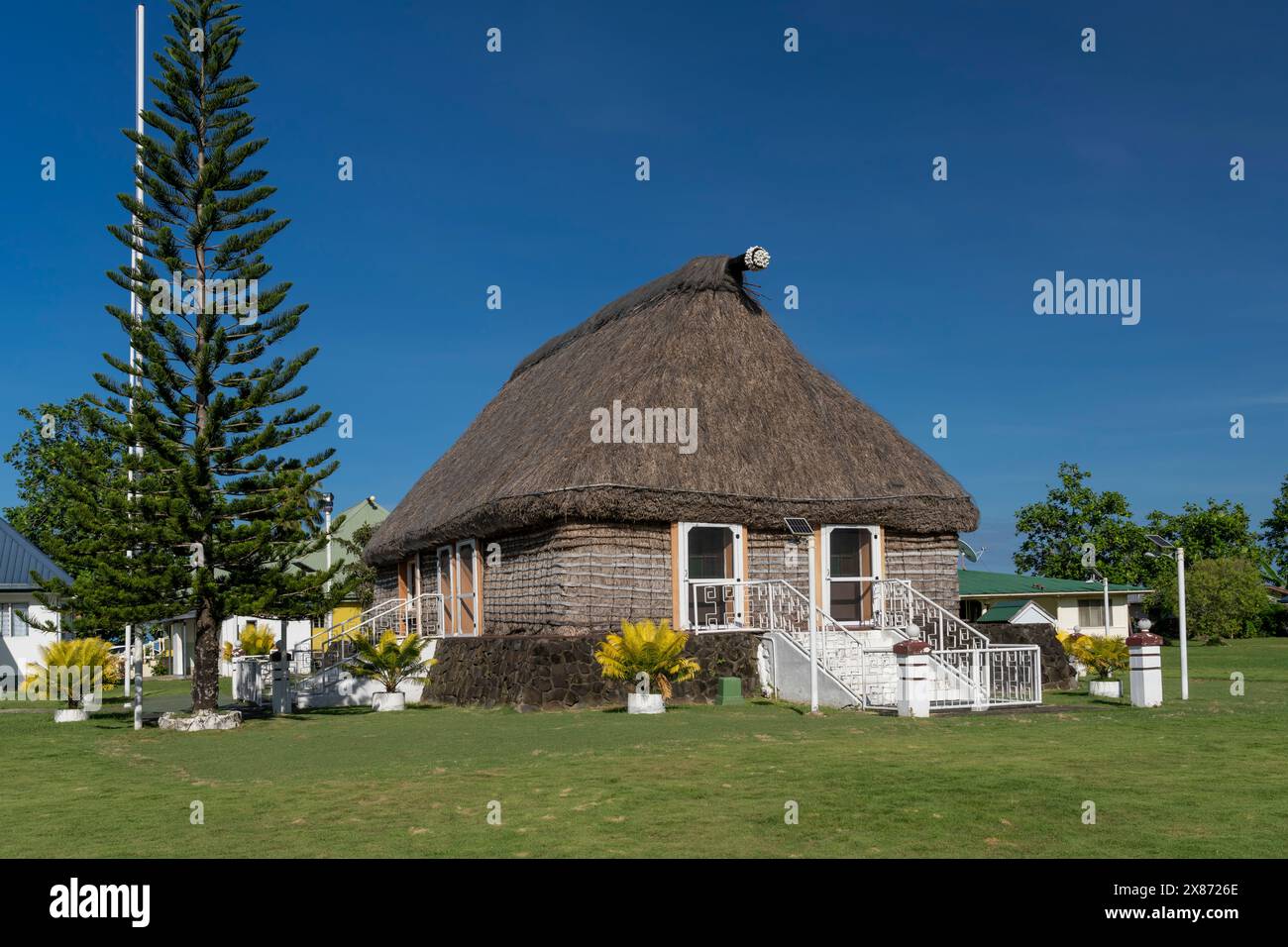 A Fijian ethnic village in Lautoka, Fiji, South Pacific Stock Photo - Alamy
