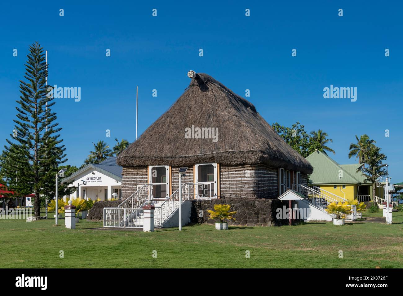 A Fijian ethnic village in Lautoka, Fiji, South Pacific Stock Photo - Alamy