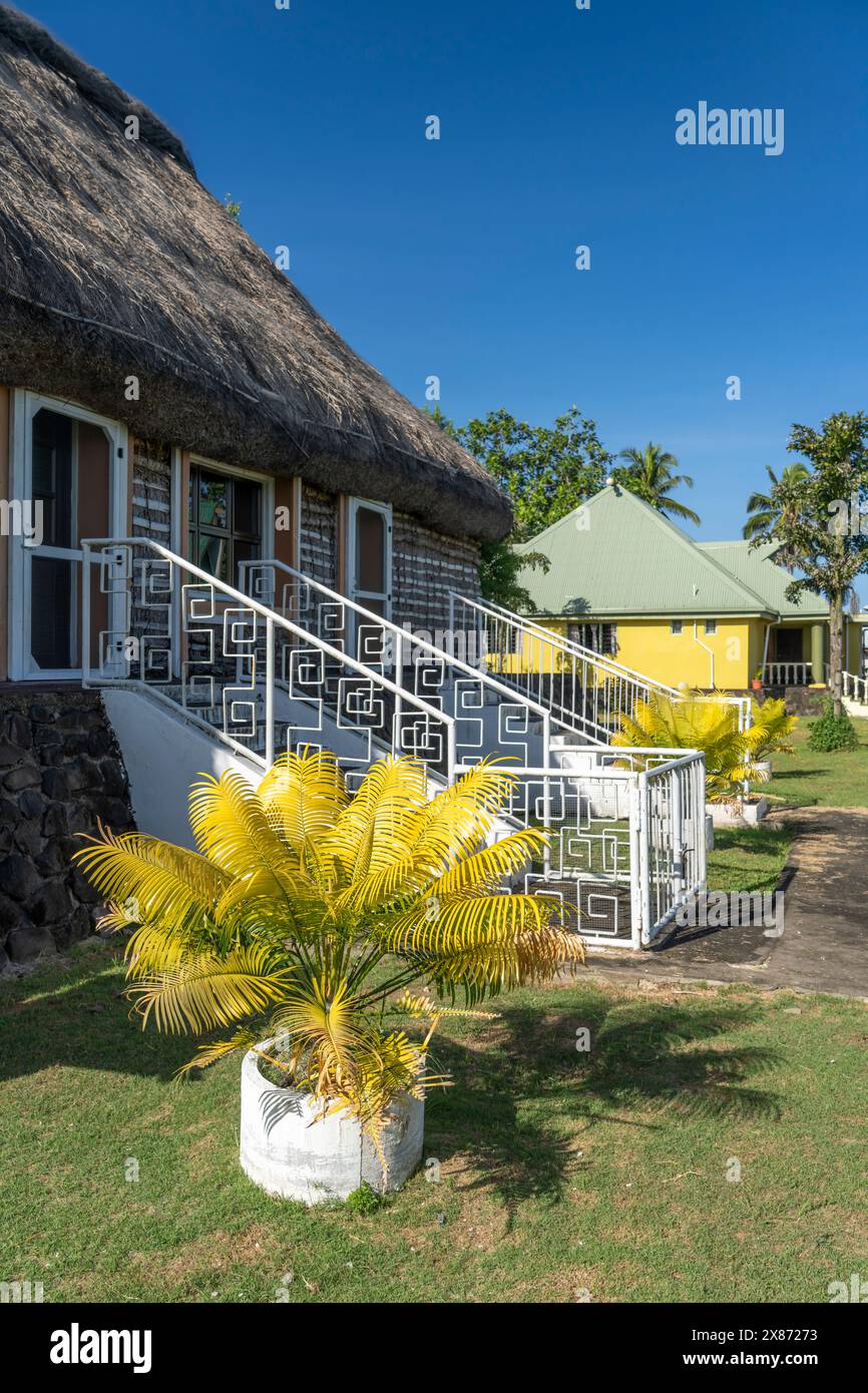 A Fijian ethnic village in Lautoka, Fiji, South Pacific Stock Photo - Alamy