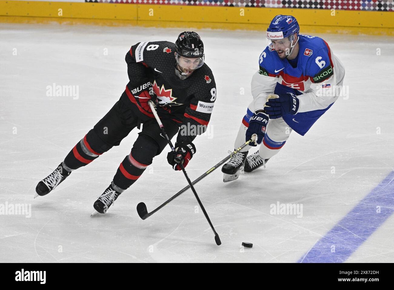 Prague, Czech Republic. 23rd May, 2024. Canada vs Slovakia quarter ...