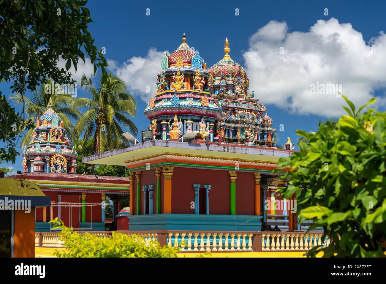 The Krishna Kaliya Hindu Temple in Lautoka, Fiji, South Pacific Stock ...